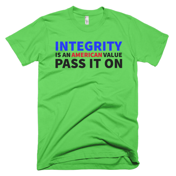 Integrity: Short sleeve t-shirt | Wearable Truths